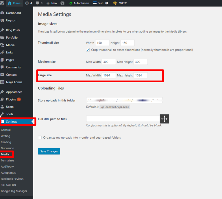 [Videojuhend] kuidas vähendada piltide suurust kodulehel | Riin.eu